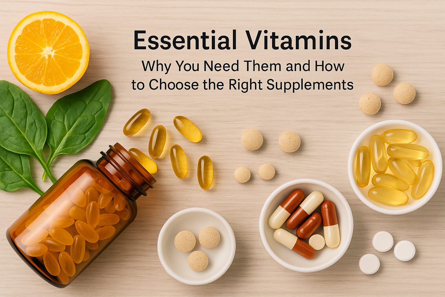 Essential Vitamins: Why You Need Them and How to Choose the Right ...